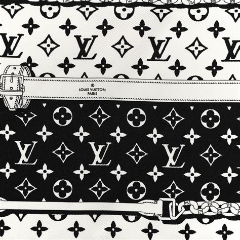 Black Louis Vuitton Pattern
