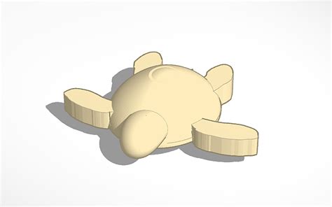 3d Design Maggie Green Sea Turtle Tinkercad