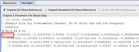 Edit Imported S Parameter Data Matlab And Simulink