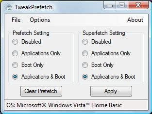 Tweak Windows Prefetch XP And Superfetch Vista