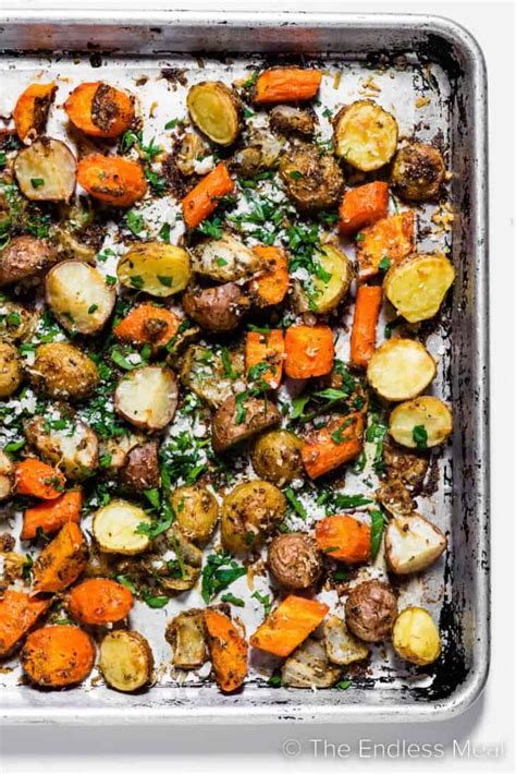 Oven Roasted Carrots And Potatoes