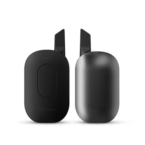 Black And Gunmetal 510 Thread Vape Battery By Vessel Vessel®