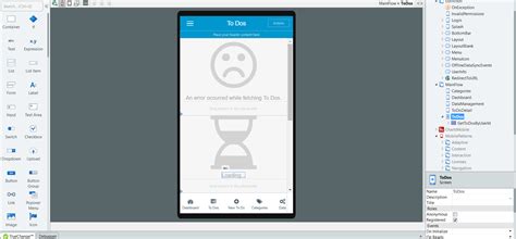 scroll in screen in designer of mobile app outsystems