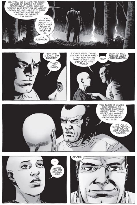 Negan Kills Alpha The Walking Dead Comicnewbies