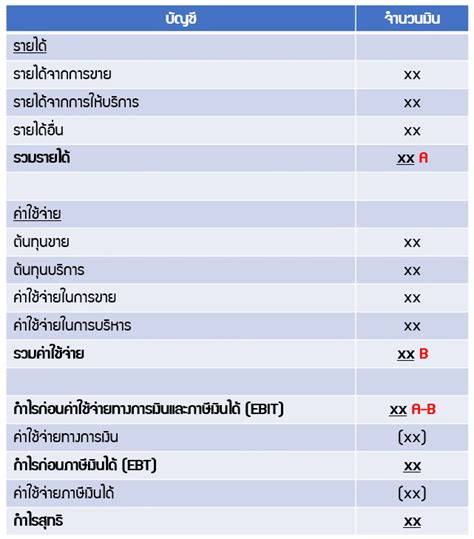 งบกำไรขาดทุนคืออะไร เรามาทำความเข้าใจกัน Tanateauditor