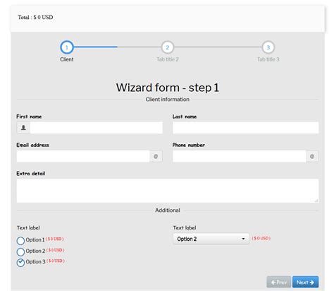 Wizard Form SoftDiscover Support