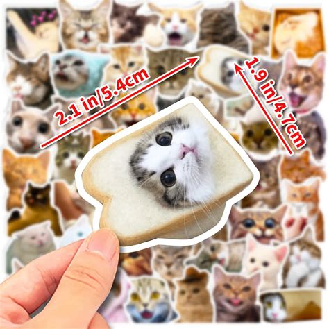 10 30 50 шт Забавные милые животные кошки наклейки для детей «сделай сам чемодан гитара