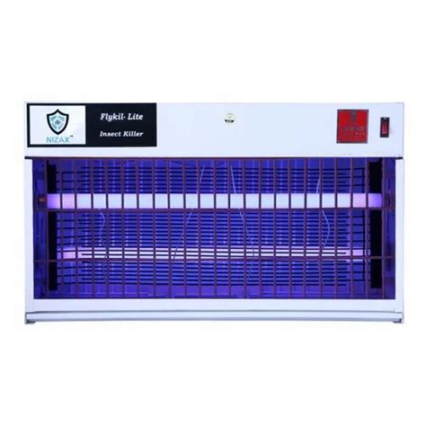 White Mild Steel Uv Insect Killer For Restaurants Size 2 Feet At