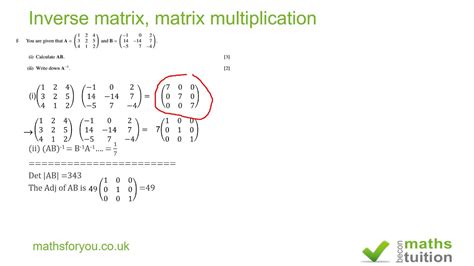 Inverse Rules Matrix At Frances Goss Blog