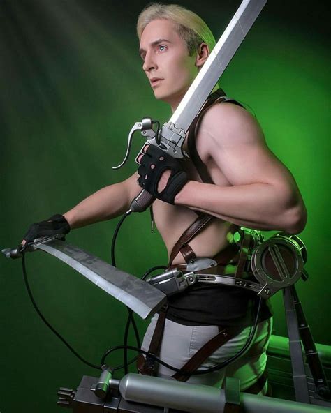 Cosplay Erwin Smith Aot Cosplay Attack On Titan Erwin