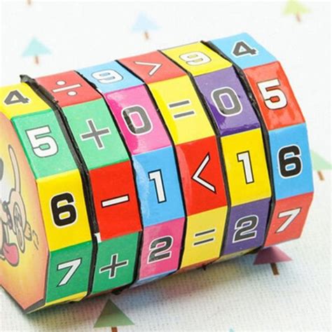 Maths Numbers Magic Cube Early Learning Educational Toy Puzzle Game