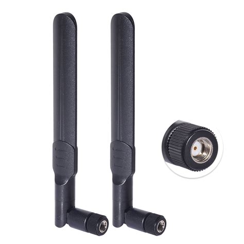 Eightwood Dual Band Wifi Mimo Rp Sma Antenna Ghz Ghz Dbi For Router Network Card Ip