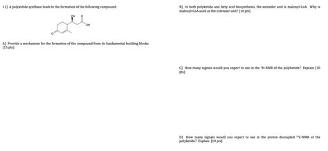 11] A Polyketide Synthase Leads To The Formation Of
