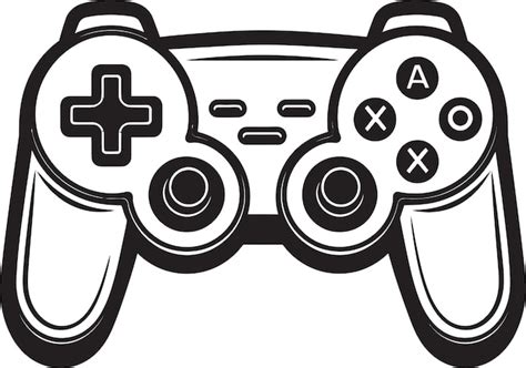 Pixelpad Iconic Black Logo Game Controller Joystickjive Vector Retro
