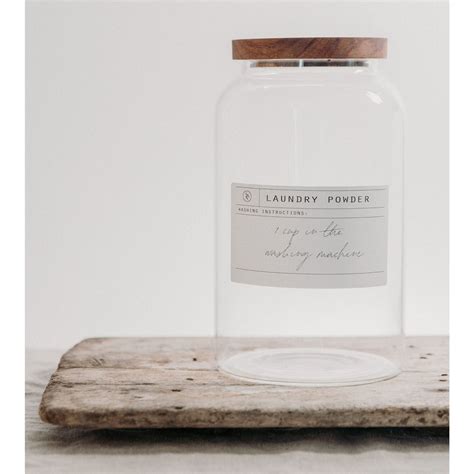 25l Laundry Detergent Jar Laundry Organisation Jar Labels Custom