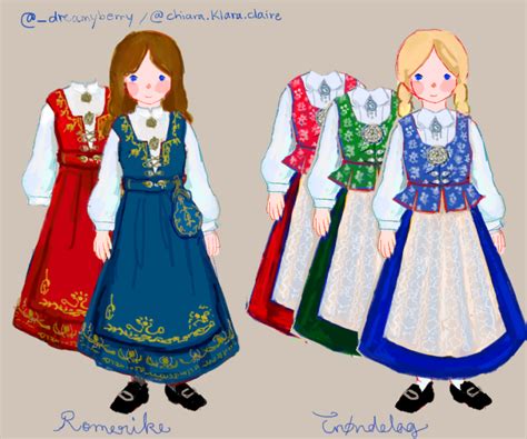 Bunad Norways Iconic Folk Costumes A Polyglot Illustrating Scandinavia