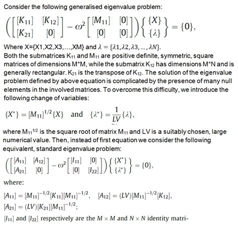 How To Find Eigenvalues Of Problem That Dont Have The Form Of Standard Eigenvalue Problem