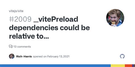 Vitepreload Dependencies Could Be Relative To Import Meta Issue Vitejs Vite Github