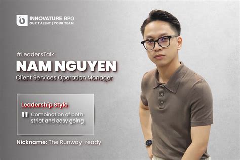 Leadertalks An Engaging Discussion With Nam Nguyen Client Services