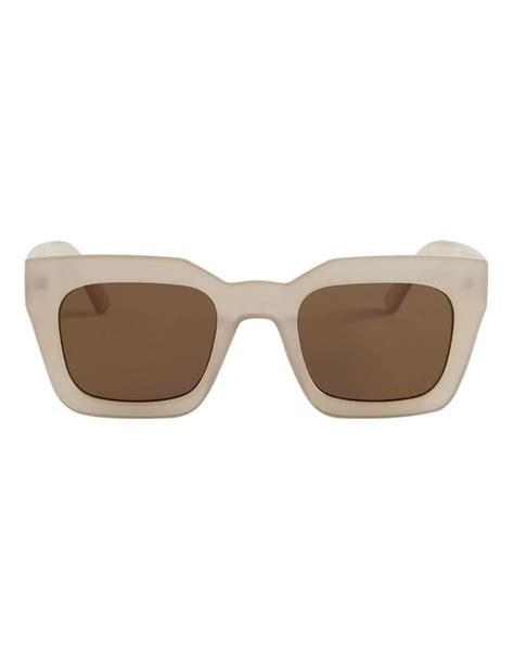 Seed Heritage Caitlin Rectangle Sunglasses In Cookie Myer