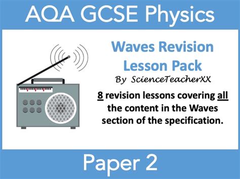 AQA GCSE Physics Waves Revision Lessons Teaching Resources