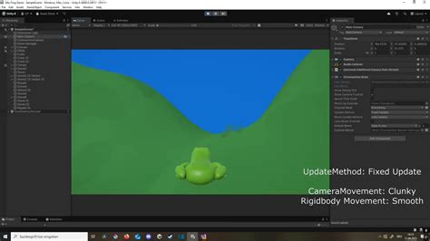 What Cinemachiene Updatemethod Can I Use Unity Engine Unity Discussions