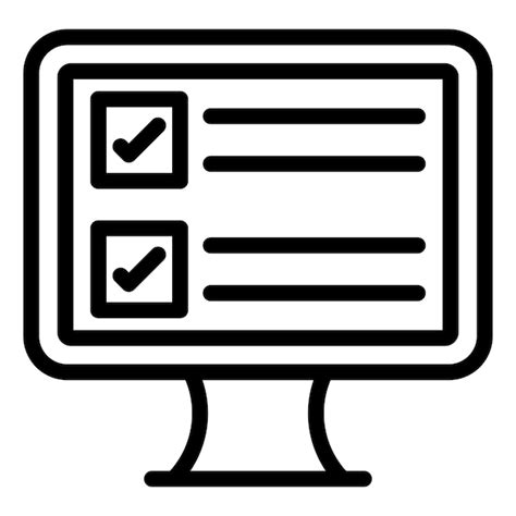 Premium Vector Vector Design Online Survey Icon Style