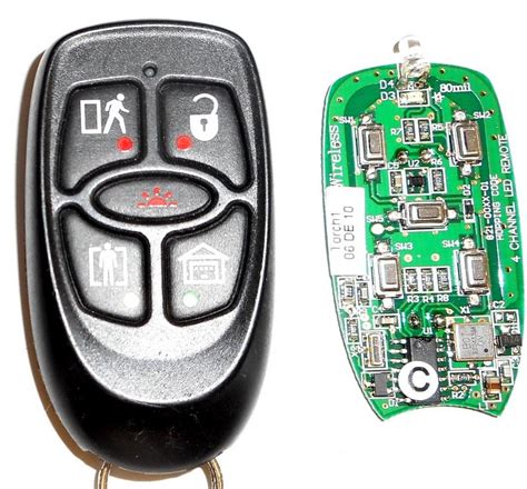 Secure Wireless Remote Control Evolution 5 Button Red Led Qnpev F319
