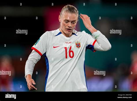 Norways Mathilde Harviken Reacts During The Womens World Cup Group A