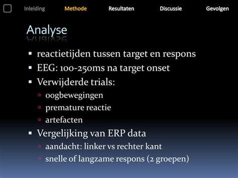 Posner Task Results Ppt
