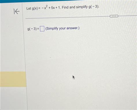 Solved Let G X X2 5x 1 ﻿find And Simplify