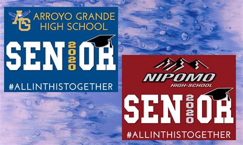 Fundraiser Purchases Commemorative Yard Signs To Celebrate Seniors At Arroyo Grande Nipomo High