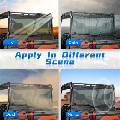 Polaris Ranger 1000 Windshield Kemimoto