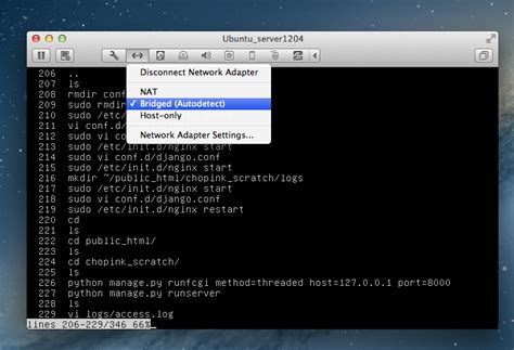 Setup Djangomysql In Ubuntu Server In Vmware Fusion Js Technical Blog
