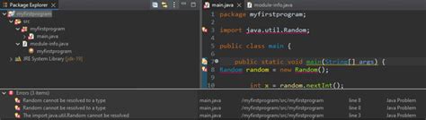Import Cannot Be Resolved Of Javautilrandom Reclipse