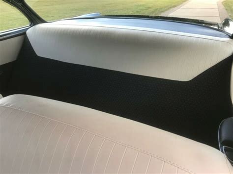1956 Bel Air 2 Door Sedan Onyx Black And India Ivory For Sale