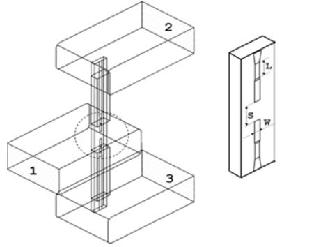 A Waveguide To Microstrip Power Divider As It Was Measured