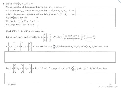 solved a set of vector {v 1 v 2 v p} elementof r n a
