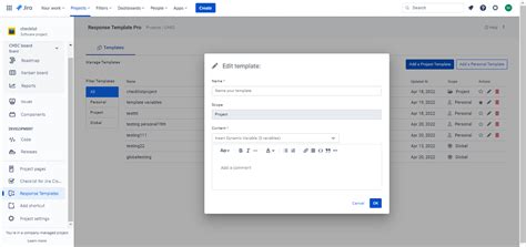 Creating A Project Template AppBox Support