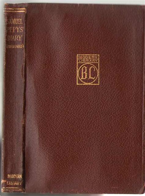 Passages From The Diary Of Samuel Pepys By Pepys Samuel Very Good Hardcover 1921 1st Modern