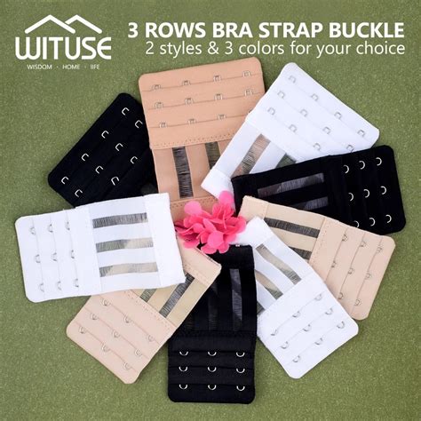 Buy Women Bra Strap Extender 3 Rows 3 4 Hooks Bra Extenders Clasp Strap