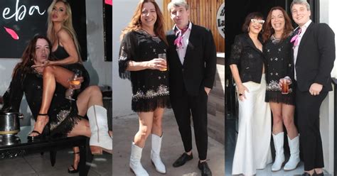 Lizy Tagliani y Sebastián Nebot celebraron su primer aniversario de casados con una gran fiesta