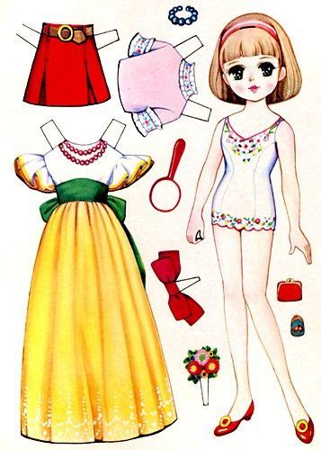 Vintage Japanese Paper Doll、Œ…… 来自花筱的图片分享 堆糖网 Paper Dolls Vintage Paper Dolls Vintage Paper