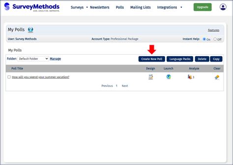 Create A Poll From Scratch Surveymethods Knowledge Base