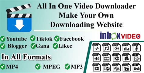 All In One Video Downloader Script Make Your Downloading Website