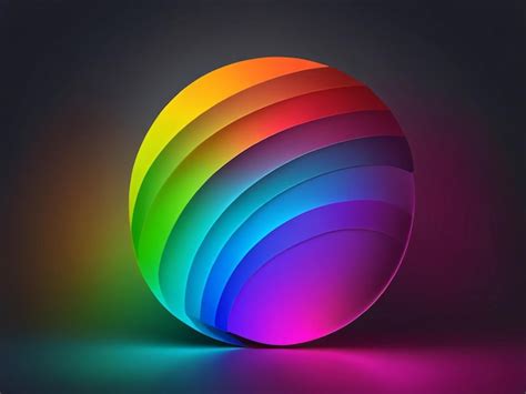 Rgb Colorful Gradient Background Premium Ai Generated Image