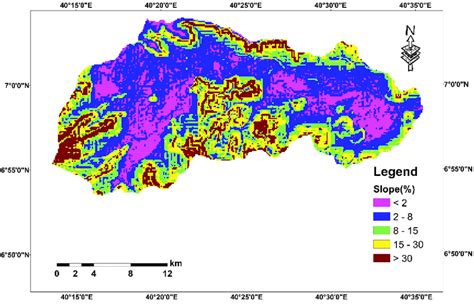 Slope Classification Map Of Study Area Download Scientific Diagram