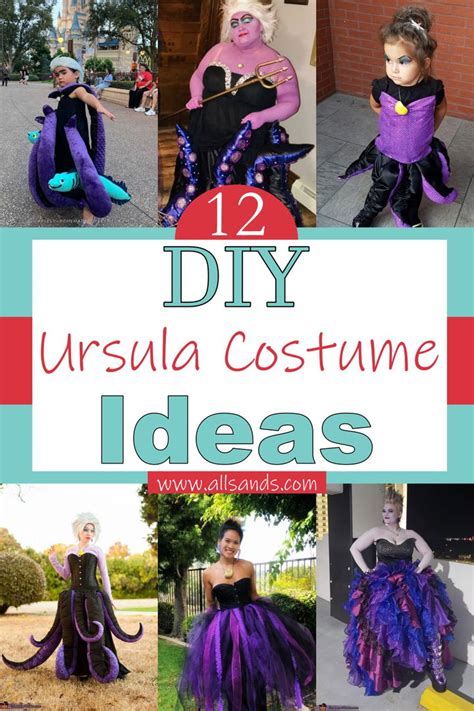 12 Diy Ursula Costume Ideas For Disney Fans All Sands