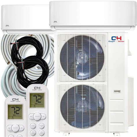 Cooper And Hunter Dual 2 Zone 48000 Btu 215 Seer Sophia Series 24000