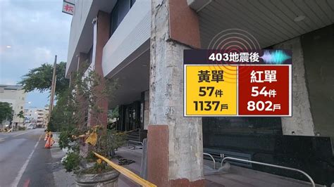 花蓮百棟建築被貼「紅黃單」 連續強震 危樓數量恐上升｜四季線上4gtv